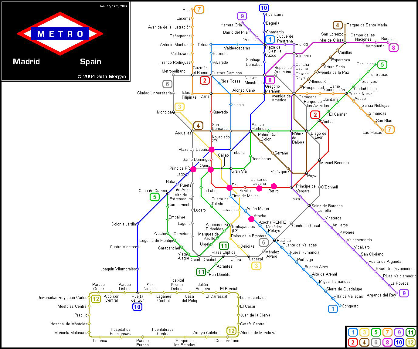 Madrid Metro Map – The College Girl's Guide to Study Abroad